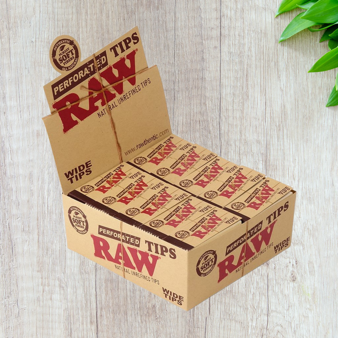 RAW Wide Perforated Filter Tips – Paper Plug Express