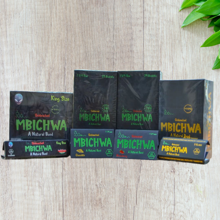 MBICHWA Flavored Rolling Paper 1 1/4 Size - Box (24 Booklets) – Paper ...